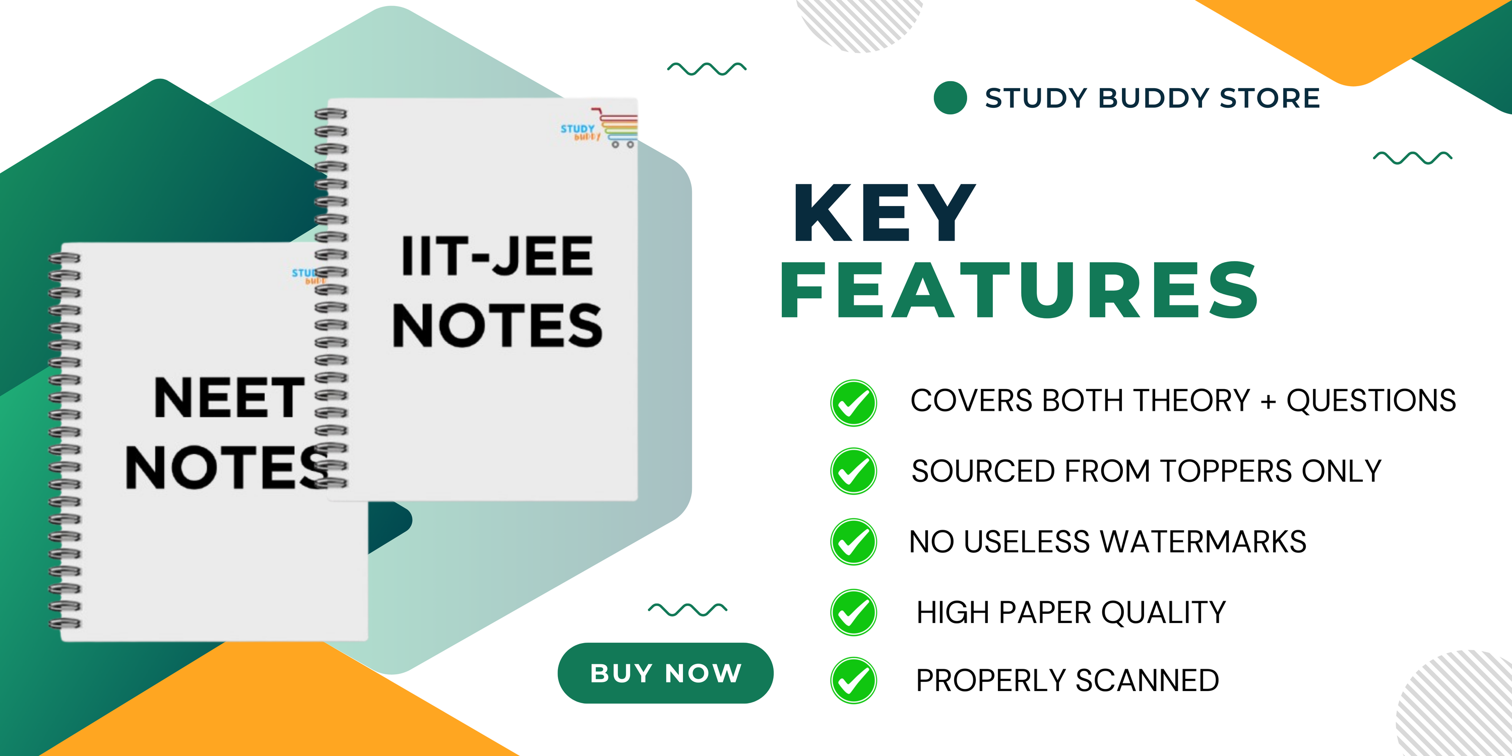 NOTES – Study Buddy Store